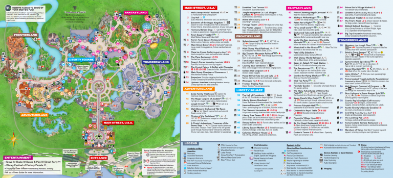 The Official Magic Kingdom Map + Tips For Your Visit - Disney Trippers